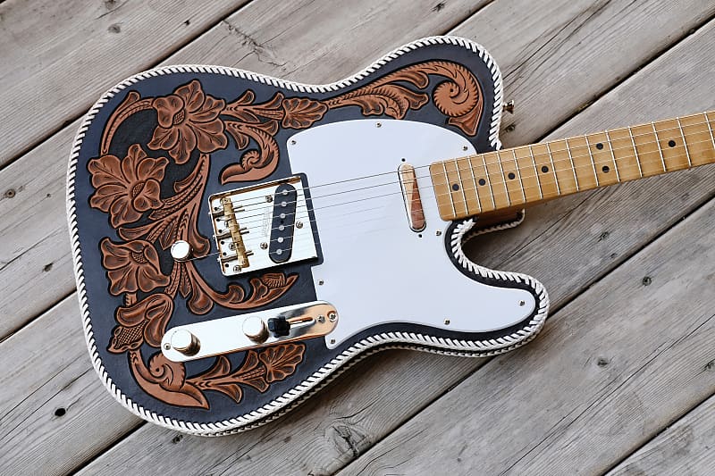 Custom Leather Bound B-Bender Telecaster | Reverb Canada