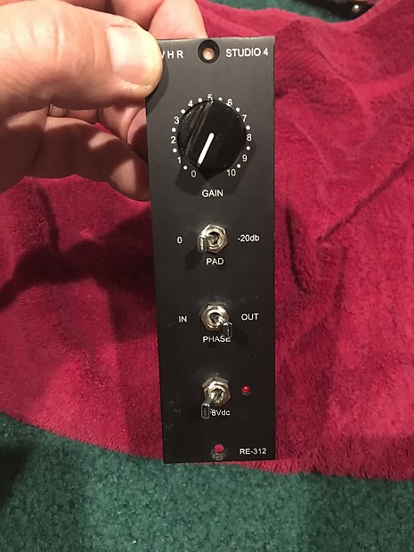 Vintage API preamp 312 WHR Studio 4 500 series Demedio Wally | Reverb