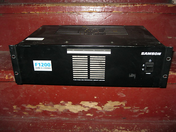 Samson F1200 Stereo Power Amp | Reverb