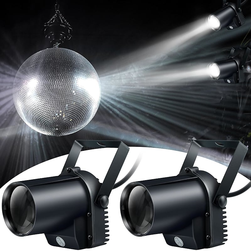 2Pack X 3W Disco Mirror Ball Spotlight Led Stage Spot Light | Reverb