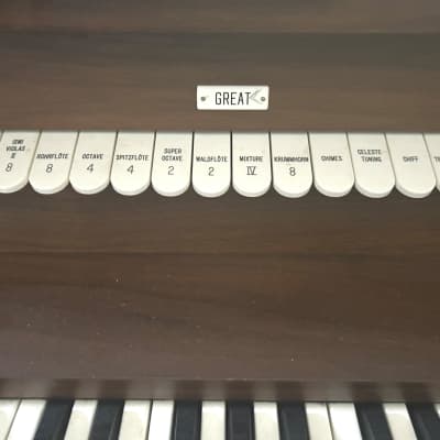 Allen Digital Computer Organ w/ 32 Note Concave Pedalboard, | Reverb