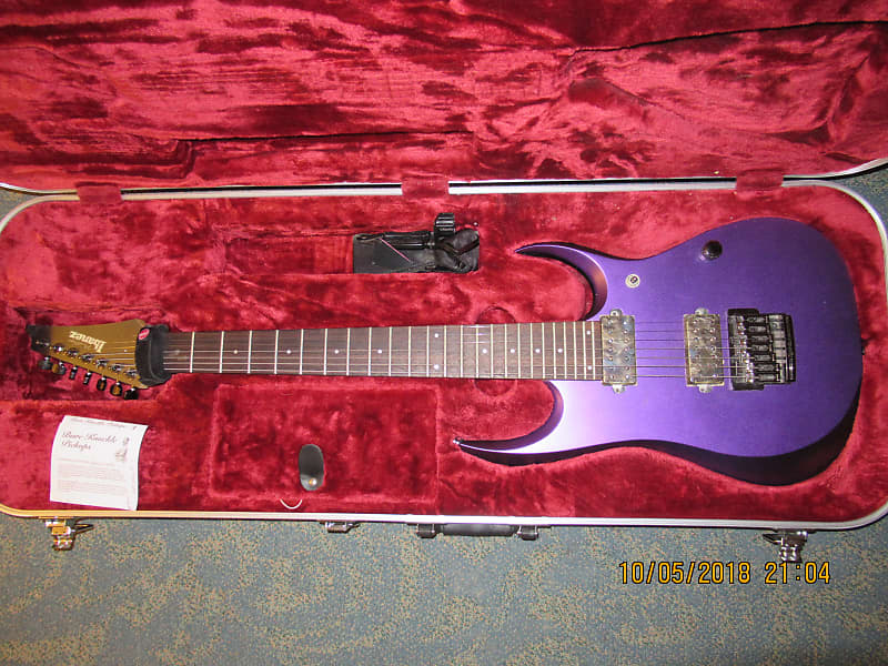Ibanez Prestige RGD 7-String Violet/Green color change | Reverb