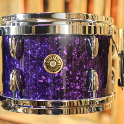 Gretsch USA Custom Purple Marine Pearl Drum Set - 22,10,12,16 | Reverb