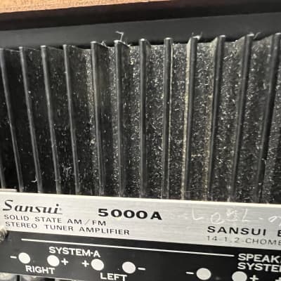 Vintage Sansui 5000A Stereophonic Tuner Amplifier great | Reverb