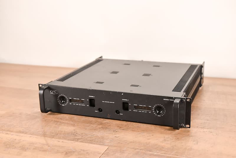 QSC Model 3500 Series Three Two-Channel Power Amplifier | Reverb