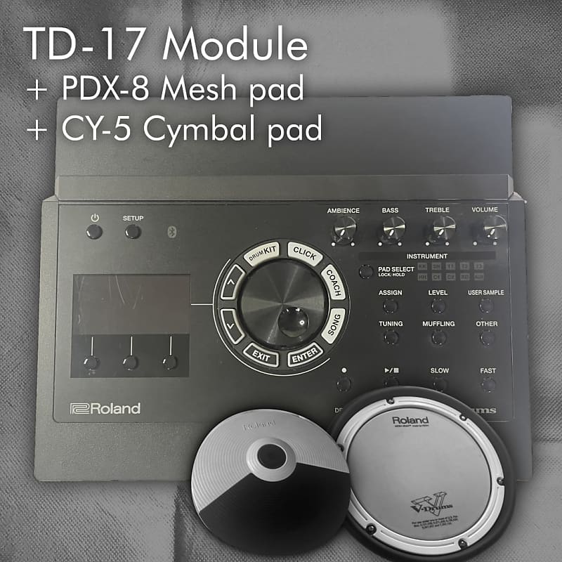 Roland TD-17 Drum Sound Module (Free Mesh Pad + Cymbal | Reverb UK