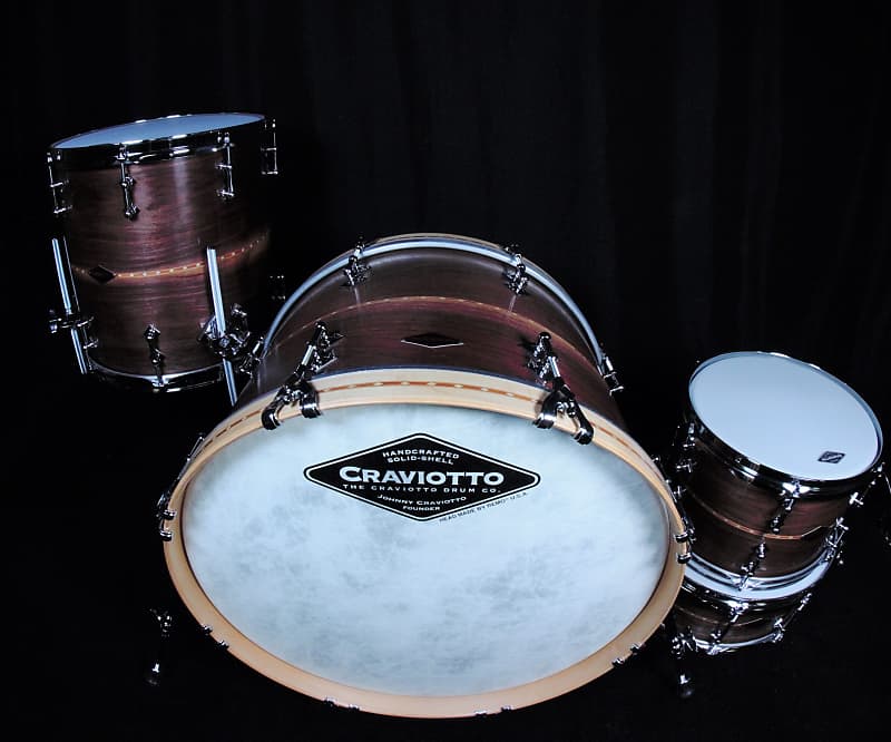 Walnut with Cherry Inlay 4 Piece Shell Pack | Reverb