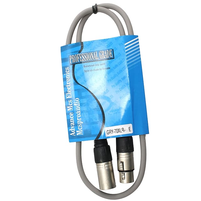 Mcsproaudio 15 Foot Male to Female 3 Pin XLR Mic Microphone | Reverb