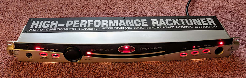 Behringer BTR2000 2-Channel High Performance Rack Tuner | Reverb