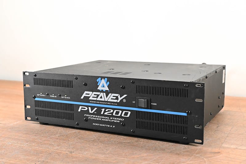 Peavey PV-1200 2-Channel Power Amplifier CG007VX | Reverb