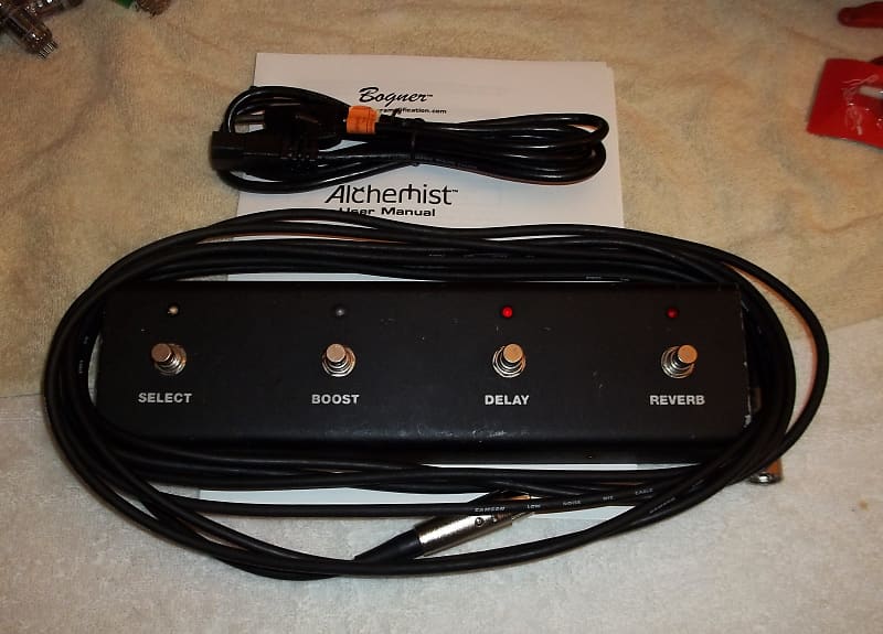 Bogner Alchemist Footswitch and Cable Inc Manual and Power | Reverb