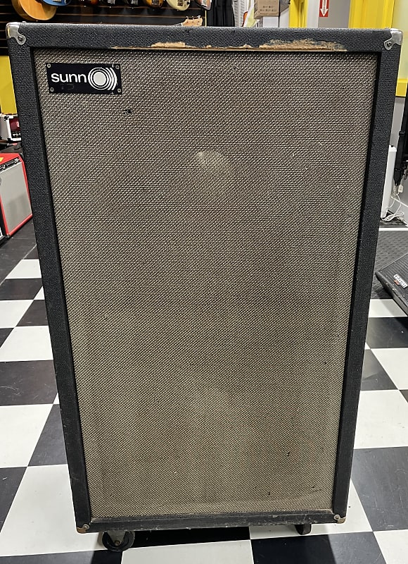 Sunn Vintage 2x15 Bass Cabinet 1960s - Black | Reverb
