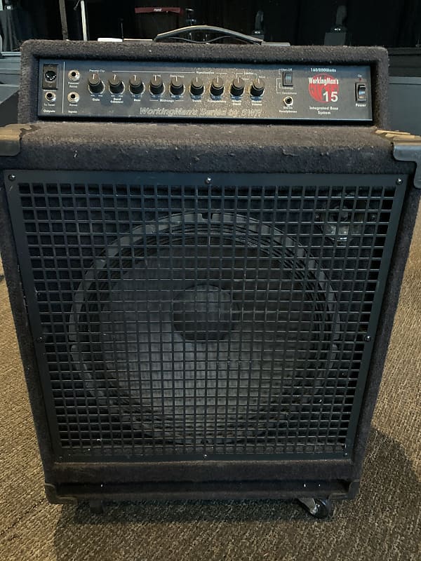 SWR Working Man’s 15 Bass Amp Combo Black | Reverb