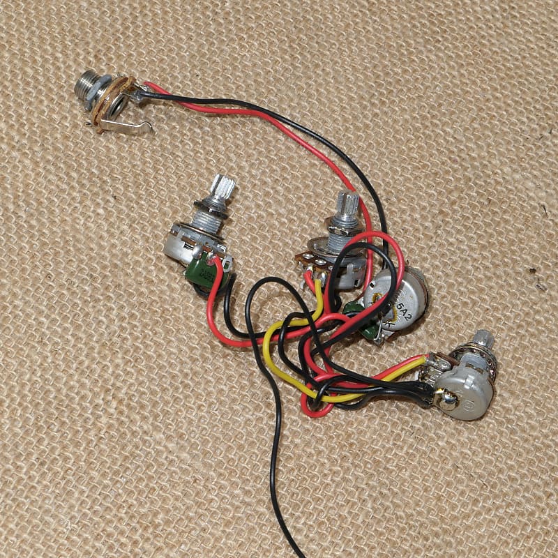 Wired 2 Volume 2 Tone 500K Pots + Jack, Spector Performer 4 | Reverb