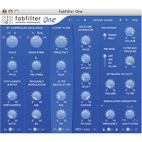 FabFilter One Software Synth Plug-In (Electronic | Reverb Canada