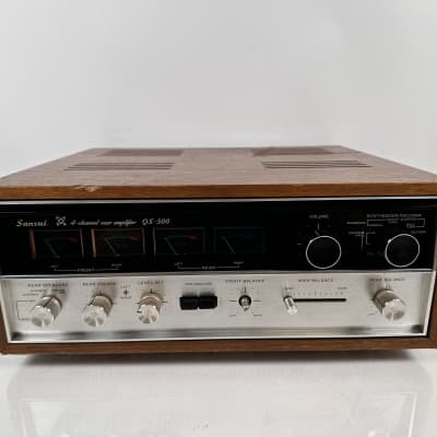 Sansui QS500 1971 - Walnut Quad Stereo Receiver | Reverb