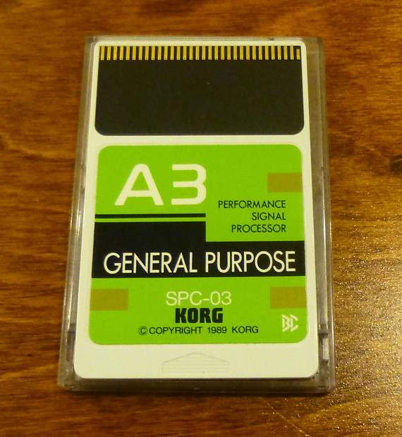RARE Korg A2 / A3 SPC-03 General Purpose card in MINTY shape | Reverb