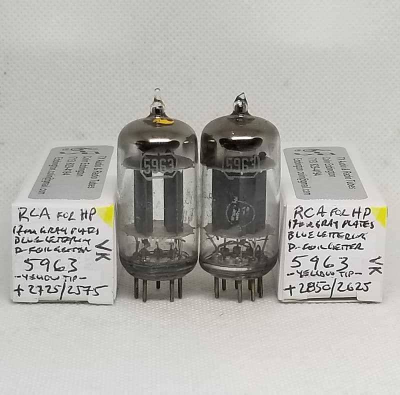 RCA Made For HP 5963 D-Foil Getter, **Yellow Tip** Gray Plate | Reverb