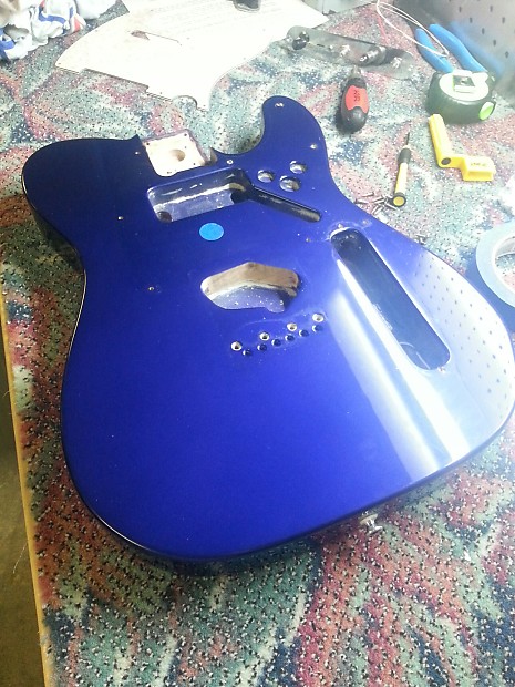 Fender Telecaster MIM Body Mid 90s Midnight Blue RARE | Reverb