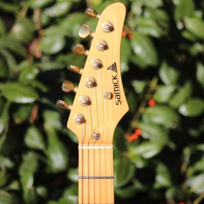 1990s Samick Telecaster - Black with Gold Hardware - Made In | Reverb