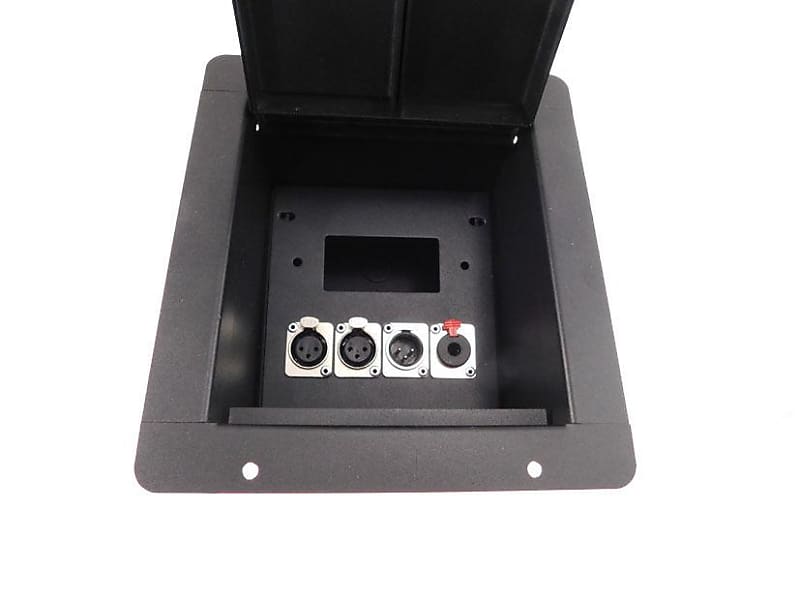 PROCRAFT FPML-1DEC4X-BK Recessed Stage Pocket / Floor Box 1 | Reverb