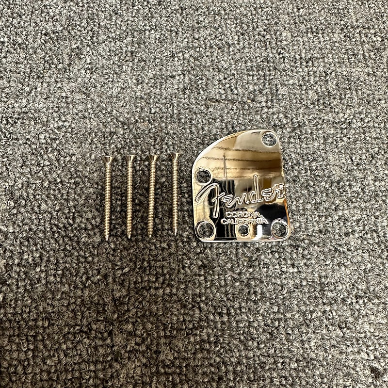 Fender American Contoured Neck Plate- Corona, CA with neck | Reverb