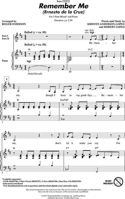 Remember Me - from Coco | Reverb