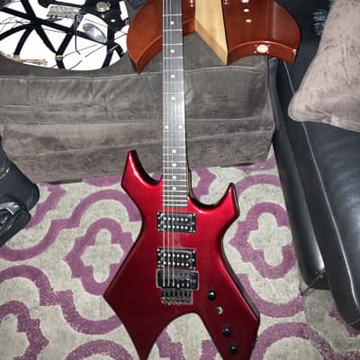 Bc rich Warlock 1987 Candy apple red | Reverb