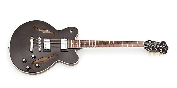 Hofner Verythin Deluxe Guitar In Transparent Black | Reverb