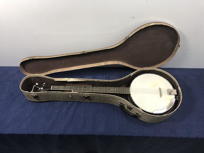 Vintage Harmony 5-String Bakelite Resonator Banjo with | Reverb