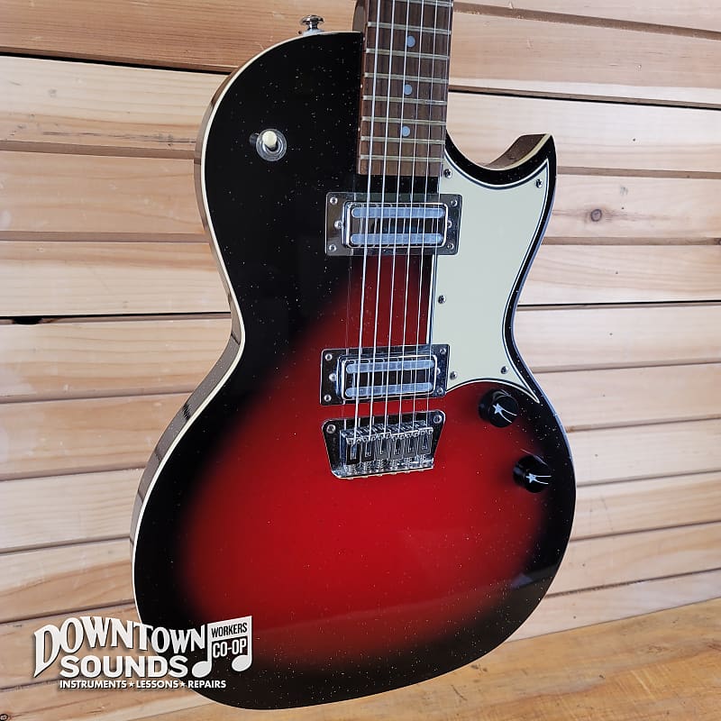 Telestar "Lisa" Electric Guitar with Gig Bag - Red Sparkle, | Reverb