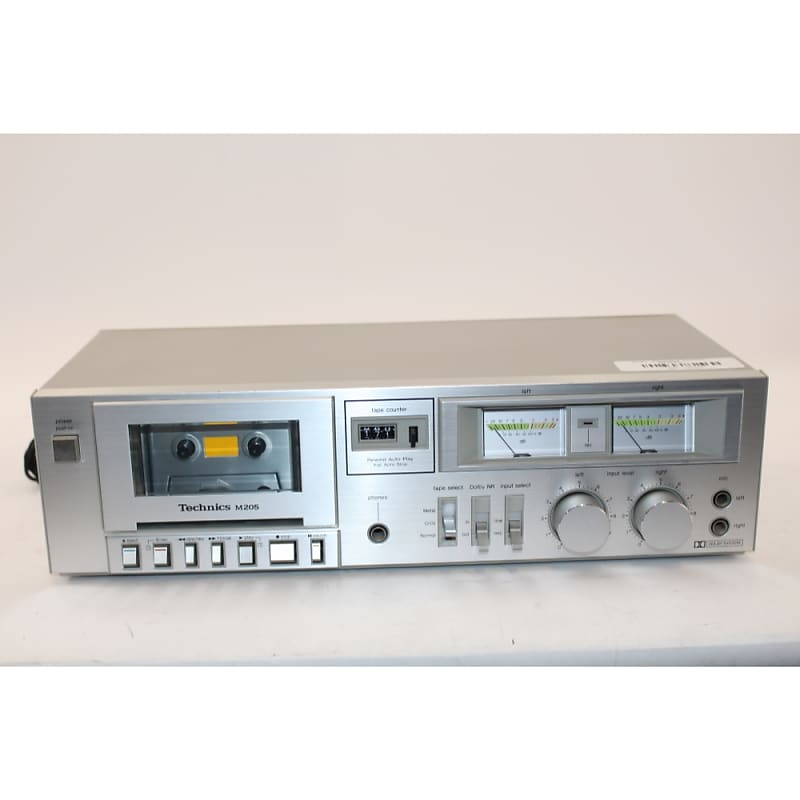 Vintage Technics RS-M205 Cassette Tape Deck - Player and | Reverb