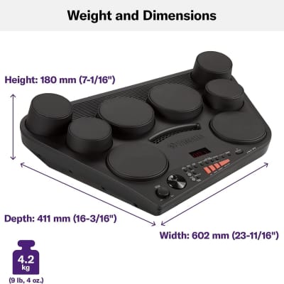 Yamaha DD75AD Portable Digital Drums Package with 2 Pedals, | Reverb