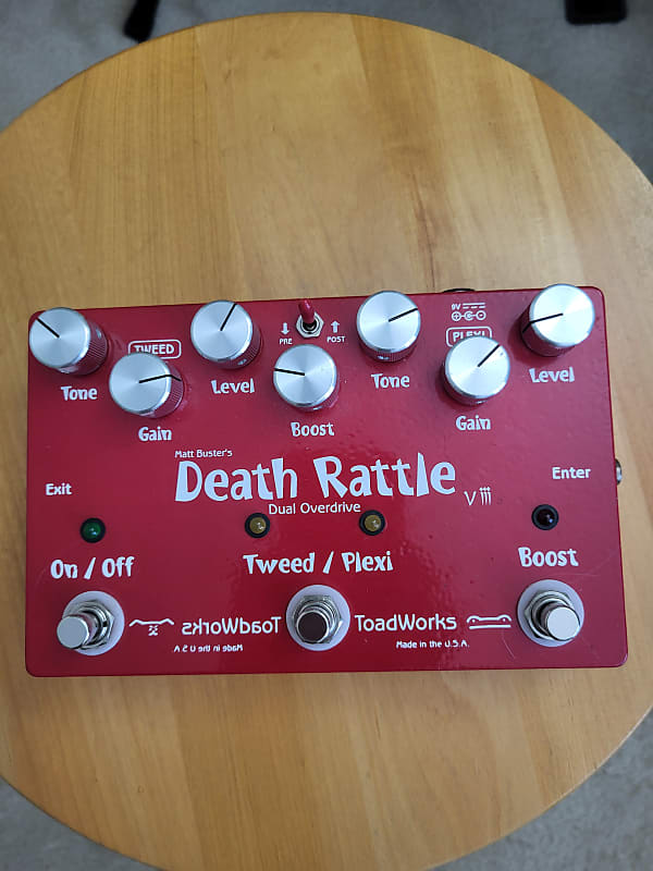 Toadworks Death Rattle V3 2000s - Black | Reverb