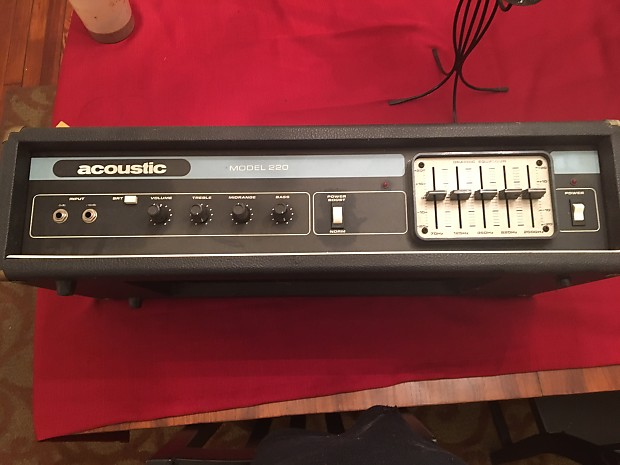 Acoustic Model 220 70s Black | Reverb UK