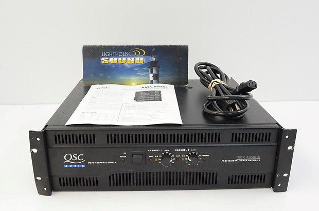 QSC RMX-4050HD 2-Channel Power Amplifier 4050-DH Amp | Reverb