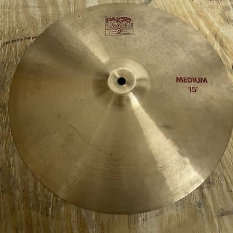 Paiste 2002 Medium 15" CRASH CYMBAL with inverted bell | Reverb