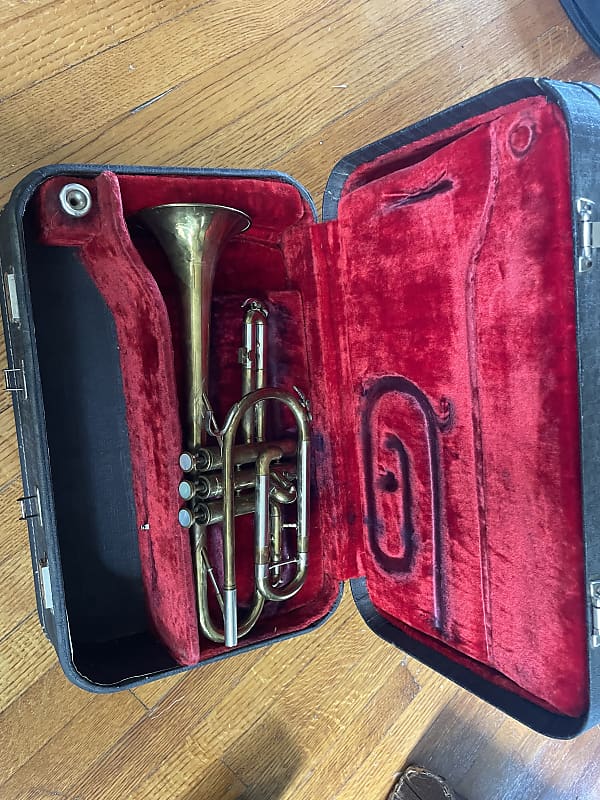 1963 buescher aristocrat cornet (trumpet) | Reverb