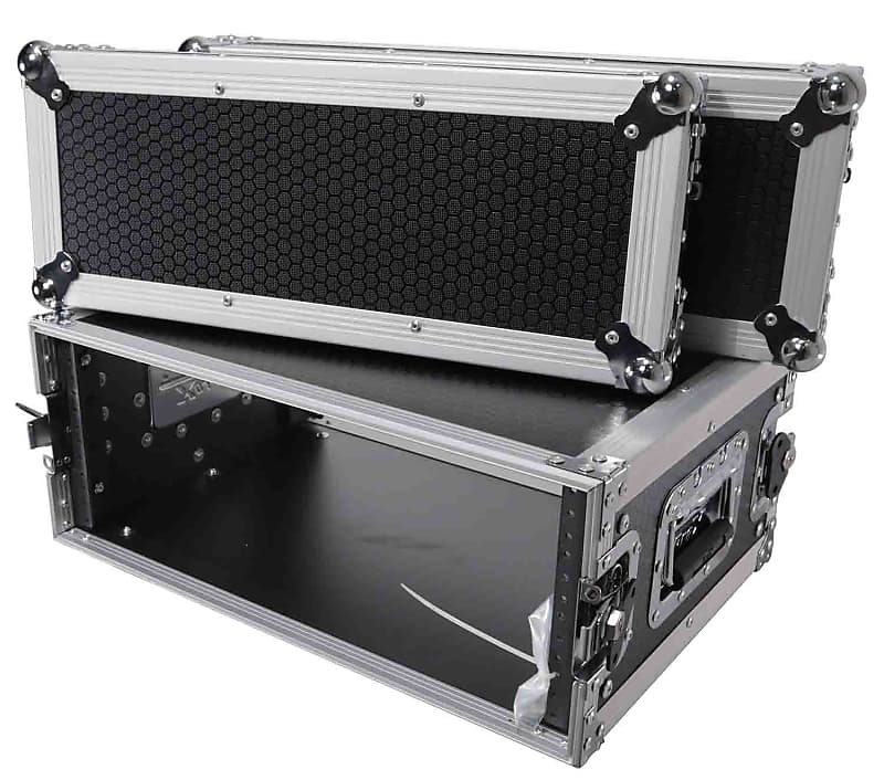 ProX X-4UE 4U Deluxe Effects Rack 14" Deep Rail to Rail with | Reverb