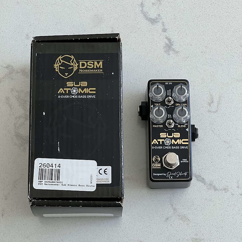 DSM Noisemaker Sub Atomic Bass Drive Black | Reverb