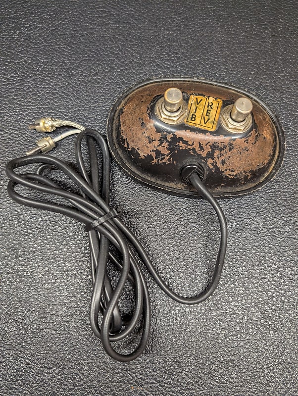 Fender Vintage 2 Button Blackface Footswitch 1960s Reverb | Reverb