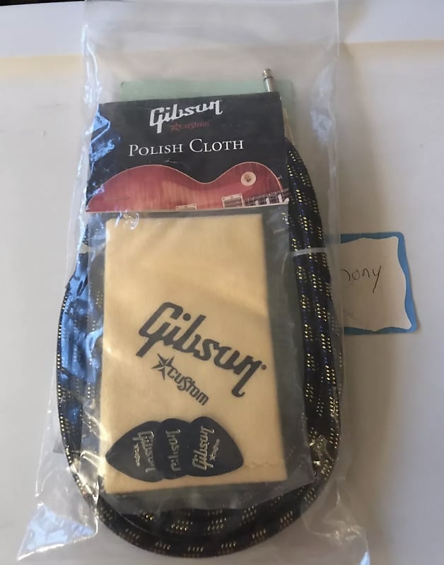 Gibson Custom Shop Case Candy Pack Cord Cloth hang tags | Reverb UK