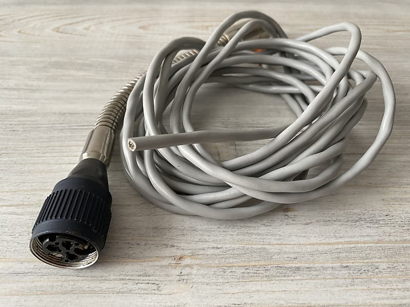 1962 RFT 3PIN Tuchel Cable w/Gooseneck Extension For West | Reverb