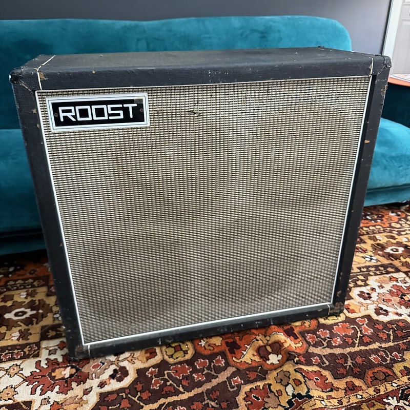 Vintage 1970s Roost Offset 4x12 Guitar Amplifier Speaker | Reverb
