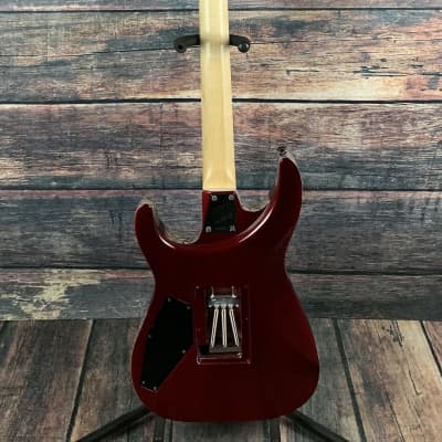 Late 80s ESP Mirage Deluxe 48th Street NY USA Custom Graphic | Reverb