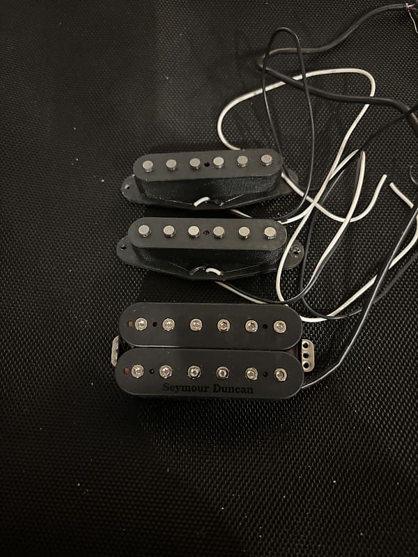 Seymour Duncan HSS Pickup Set - Full Shred Humbucker and Flat | Reverb