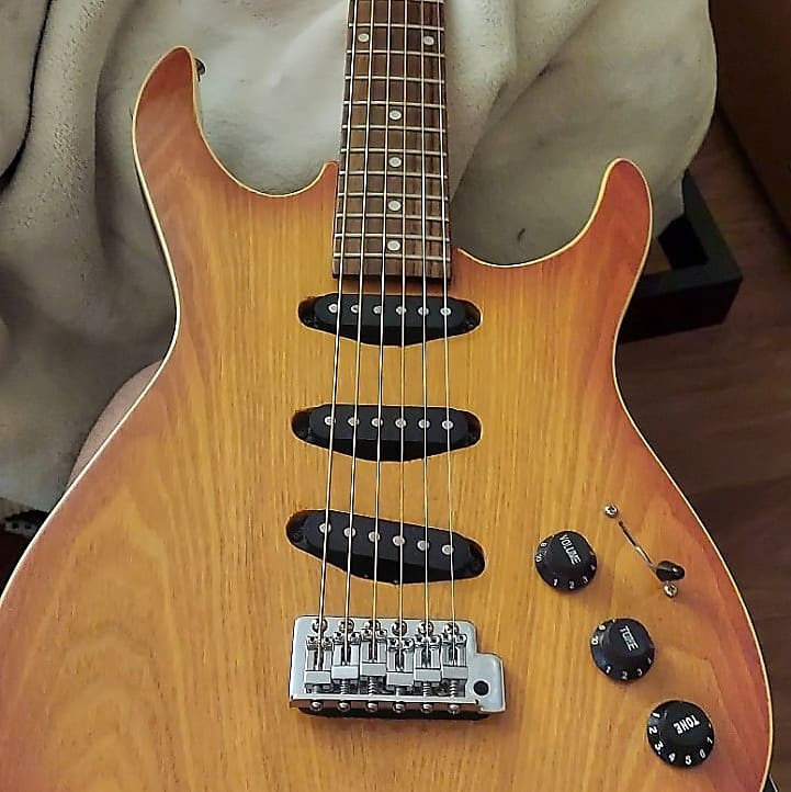 SAMICK LK-15 DOS/BS (STRATOCASTER) 90s Maple/natural | Reverb