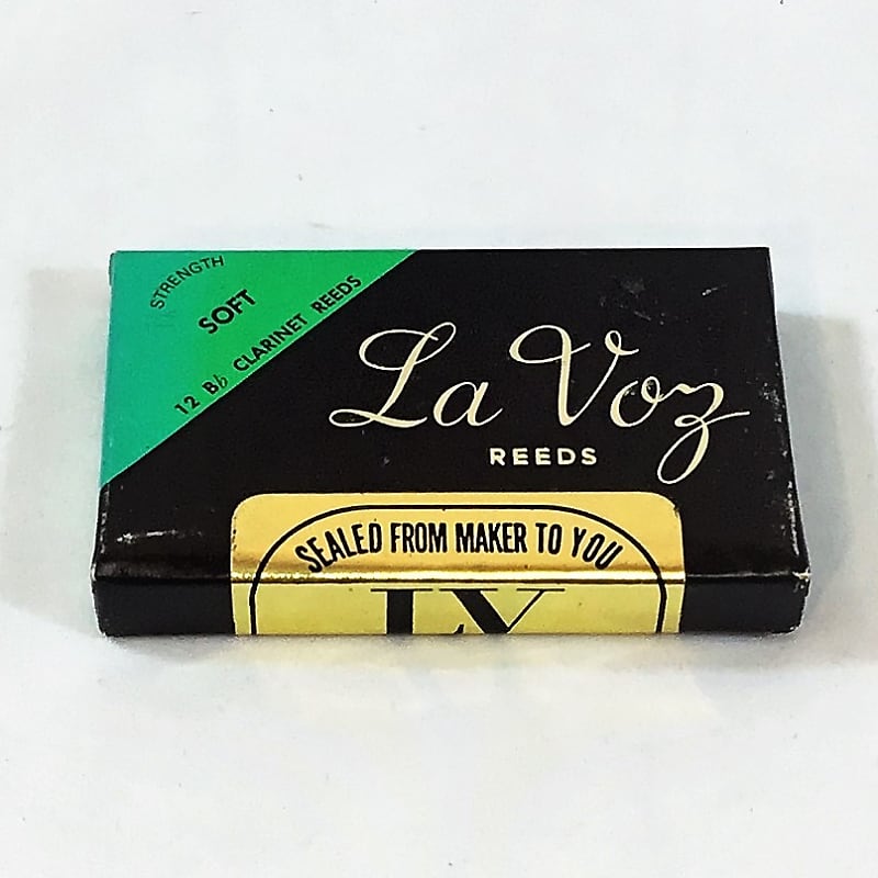 La Voz Vintage Clarinet Reeds, Soft (New Old Stock, Circa | Reverb