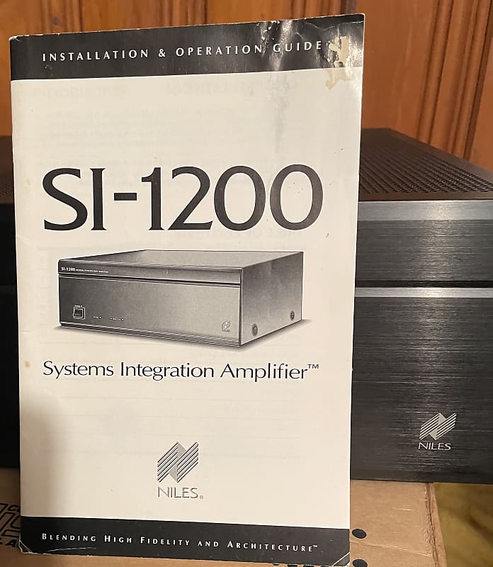 Niles SI 1200 / 12 Channel Power Amplifier | Reverb