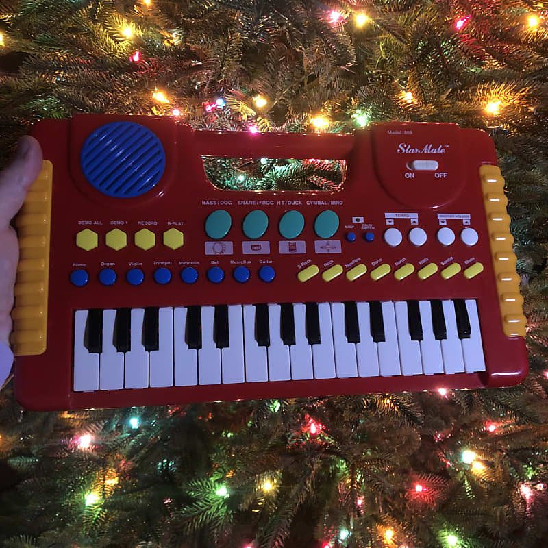 Star Mate Model 859 Vintage Toy Electronic Keyboard - Red | Reverb